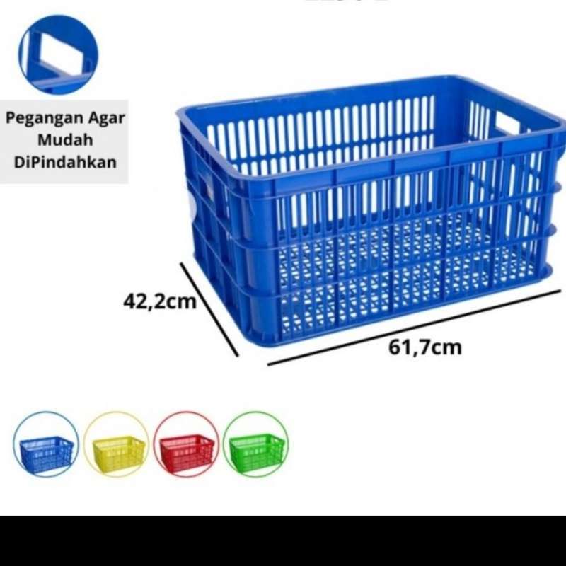 Jual Kontainer Barang Industri Serbaguna Keranjang Paket Krat Storage Box Di Seller Delapan Jaya ...