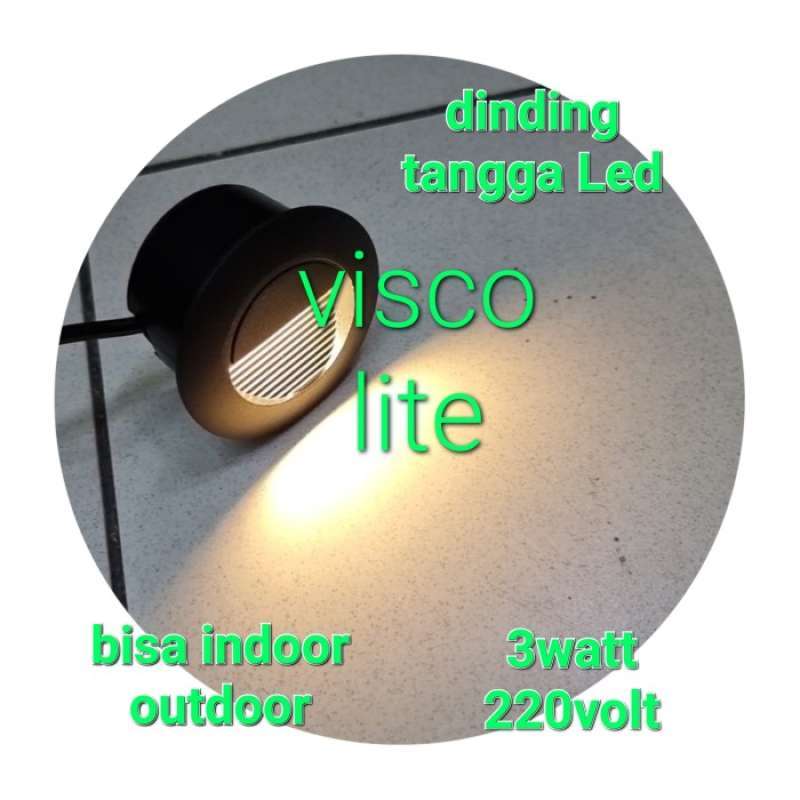 Promo Lampu Tangga Led Segi 3watt Step Light Dinding Taman Outdoor 3w 3 ...