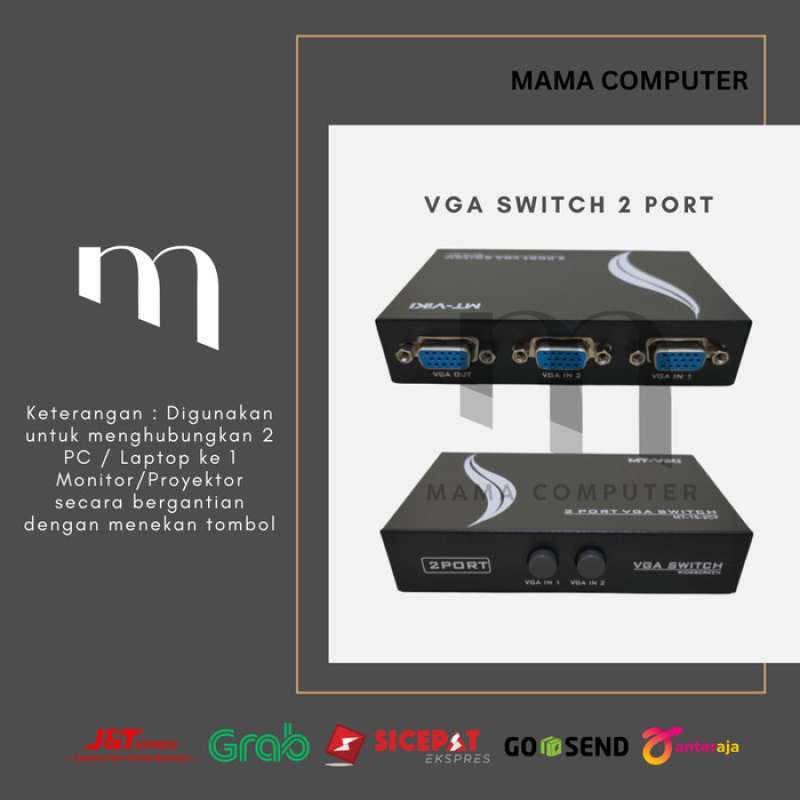 Jual Switch Vga 2 Port Switcher Vga - 2 Input 1 Output Di Seller Kingyo - Cengkareng Timur, Kota ...