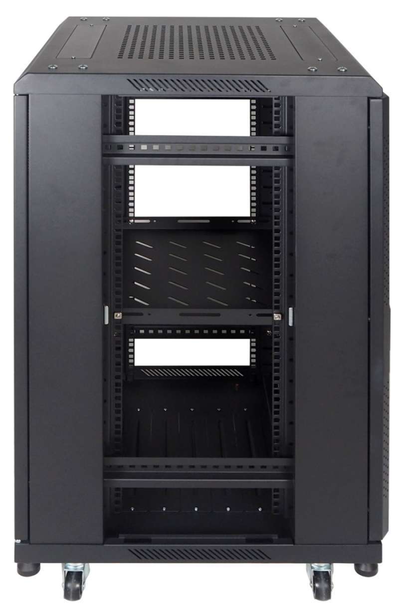 Jual Ir6020g Indorack Close Rack Server Rak Depth 600mm 20u Glass Door ...