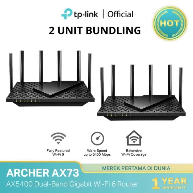 Jual Tp-link Archer Ax73 Ax5400 Dual-band Gigabit Wi-fi 6 Router Di ...