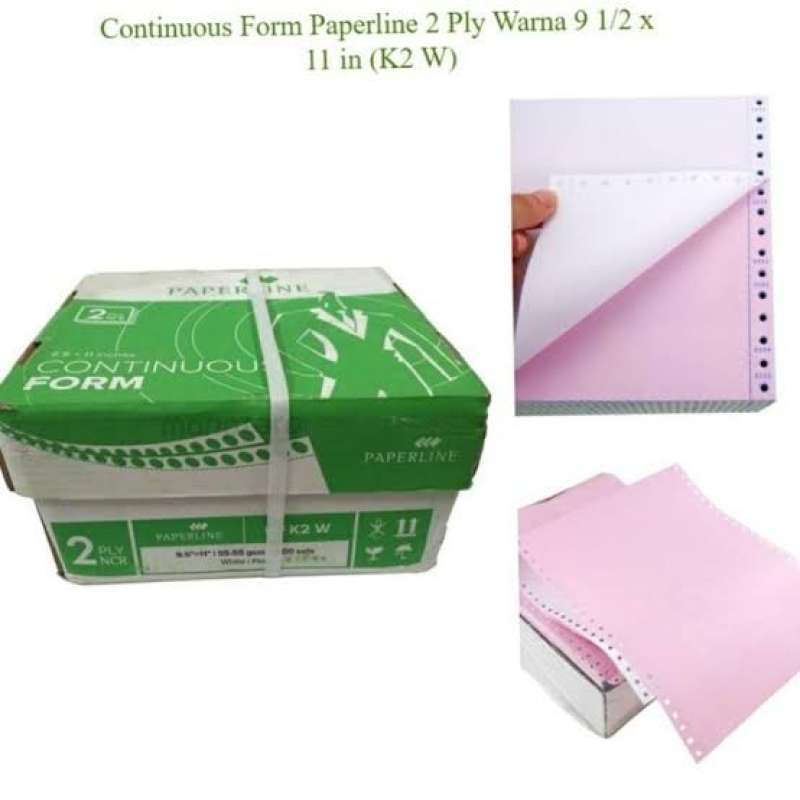 Jual Kertas Continuos Form A4 2ply Buat Printer Epson Lx310 Lq310 Di ...
