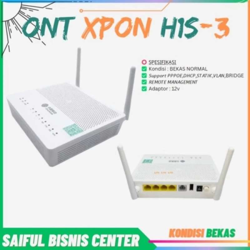 Jual Modem Ont Xpon H1s-3 His Gpon Epon Onu - Tanpa Adaptor Di Seller Velvet Store - Cengkareng ...