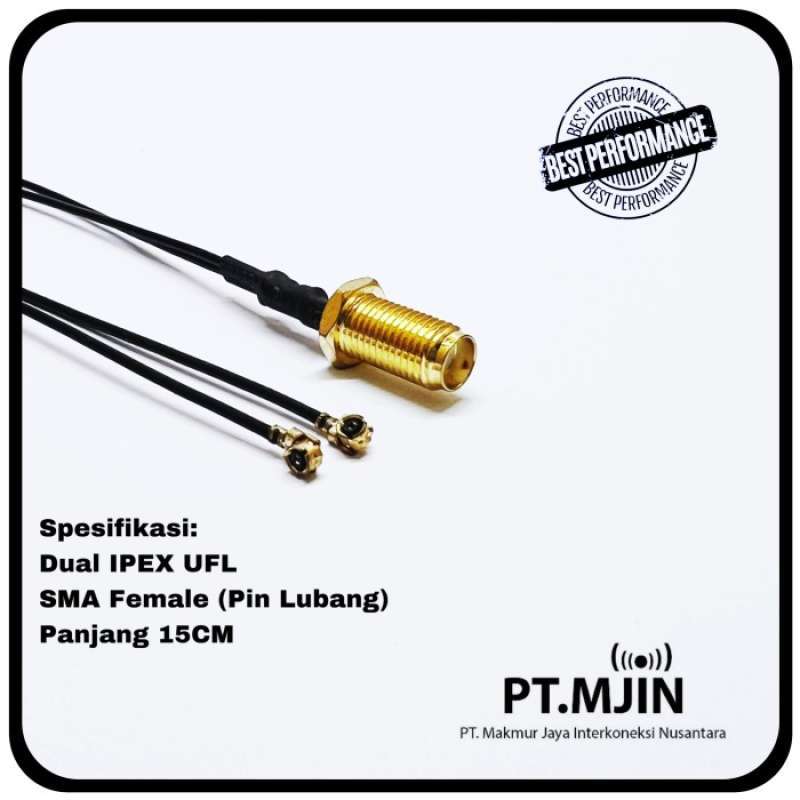 Jual Kabel Pigtail Dual Ipex Ufl Ke Sma Female Panjang 15cm Di Seller Velvet Store - Cengkareng ...