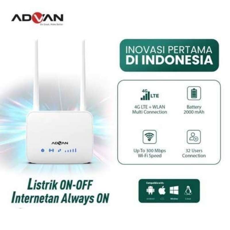Jual Orbit Start Xl Satu Advan Start Hybrid Cpe 4g Router Wifi All ...