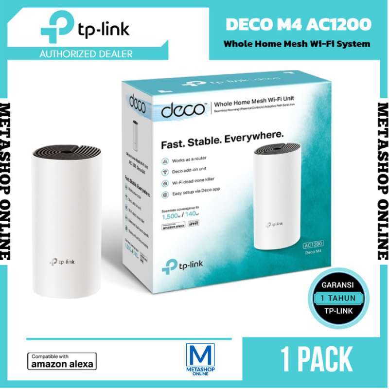 Jual Tp Link Deco M4 Ac1200 Whole Home Mesh Wi Fi System Router Tplink 1 Pack Di Seller Velvet