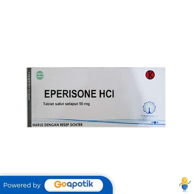 Jual Eperisone Mulia 50 Mg Box 50 Tablet Di Seller Apotek Adiel - Curug ...
