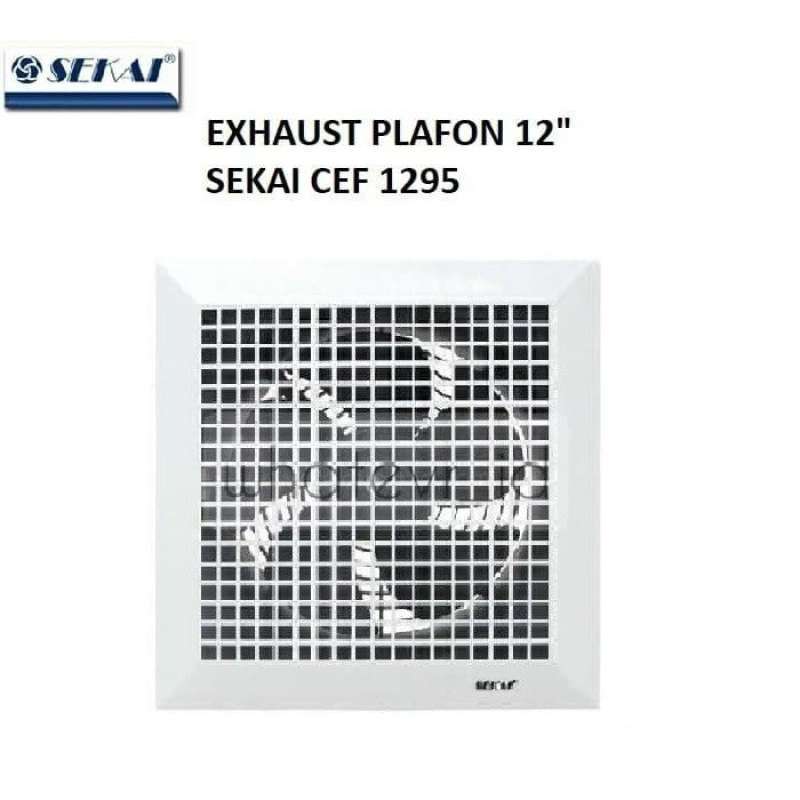 Jual Sekai Exhaust Fan Plafon 12 Inch Cef 1295 - Hexos Ceiling Cef1295 ...