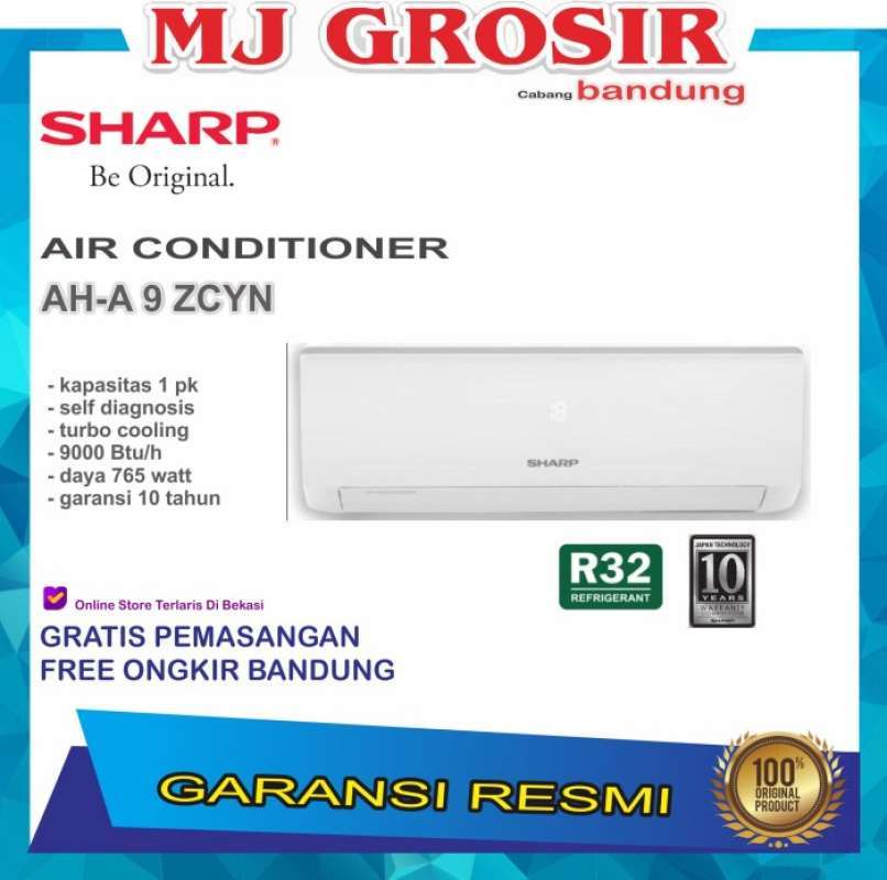 Promo Ac Sharp Ah-a 09zcyn 9 Zcyn 1pk + Pasang R32 Low Watt Diskon 23% ...
