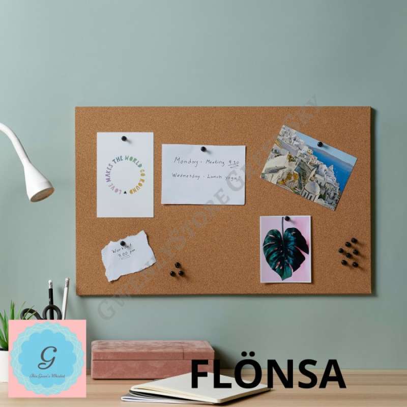 Jual Papan Push Pin Soft Memo Bulletin Board Organizer Dinding Gabus ...