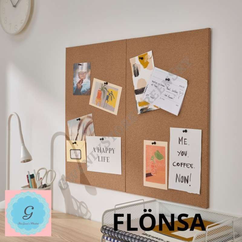Jual Papan Push Pin Soft Memo Bulletin Board Organizer Dinding Gabus ...