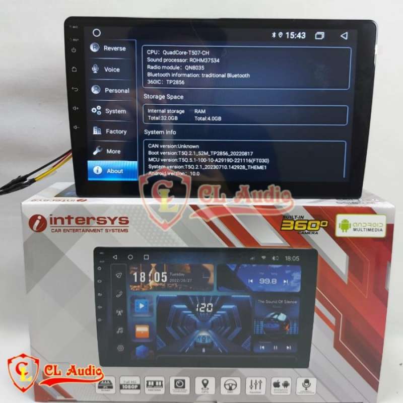Promo Head Unit Android Intersys 10 Inch Oem Inova Reborn Soket Pnp ...