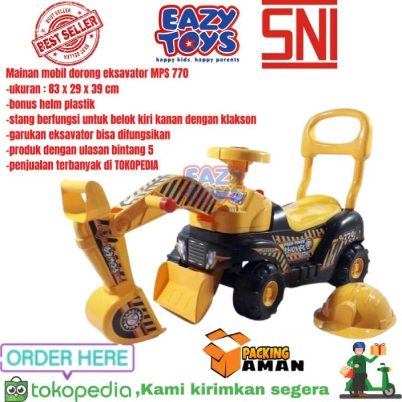 Jual Mainan Mobil Dorong Anak Excavator Mps 770 Mobil Dorong Ekskavator ...