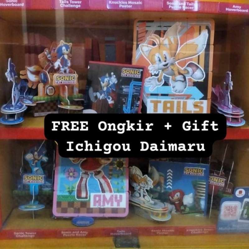 Jual Happy Meal 2024 Sonic Prime Amy Knuckles Tails Hoverboard Mosaic ...