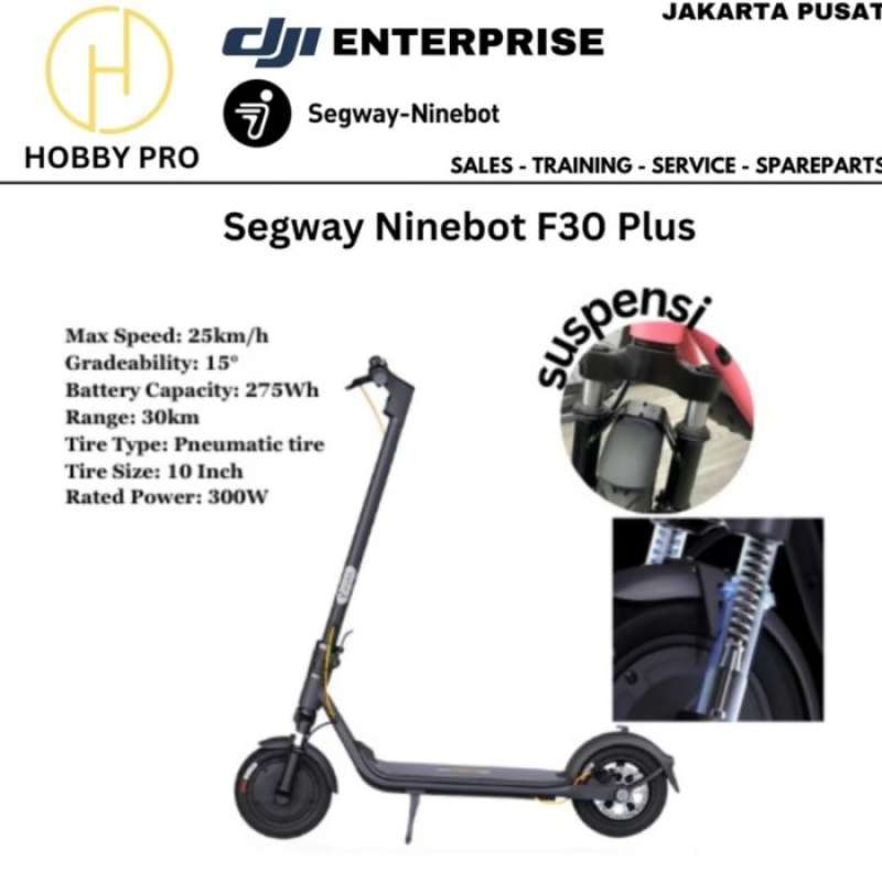 Jual Segway Ninebot Kickscooter F30 Plus / Skuter Listrik Lipat ...