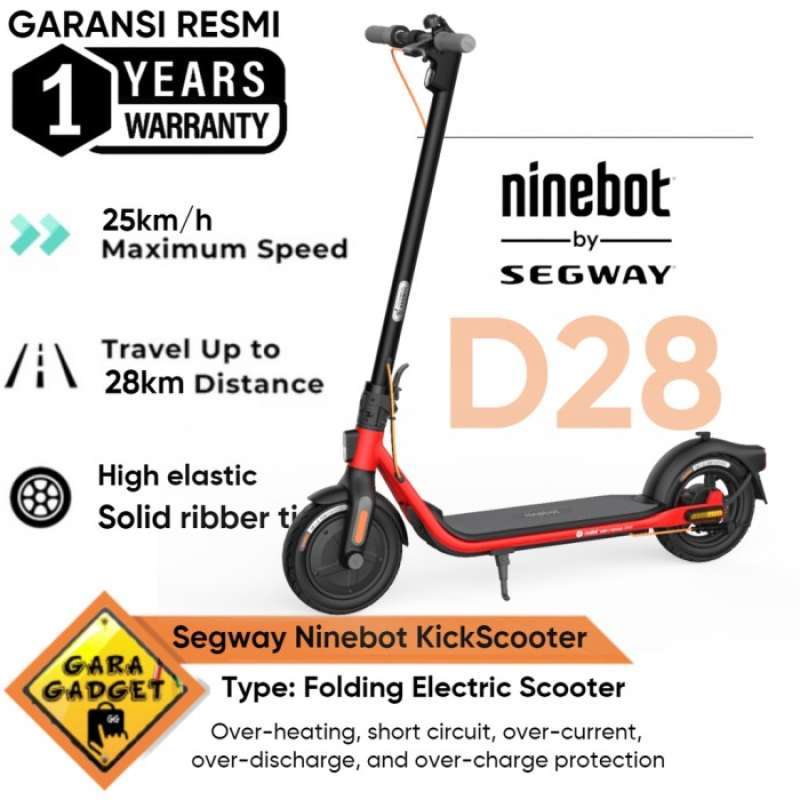 Jual Segway Ninebot Elektrik Scooter Kickscooter D18 D28 Electric ...