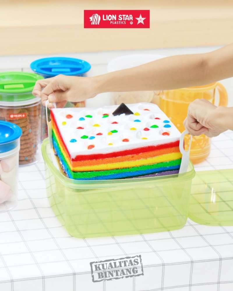 Promo Lion Star Jx-21 Martha Cake Keeper 503 With Tray Box Kotak Kue ...