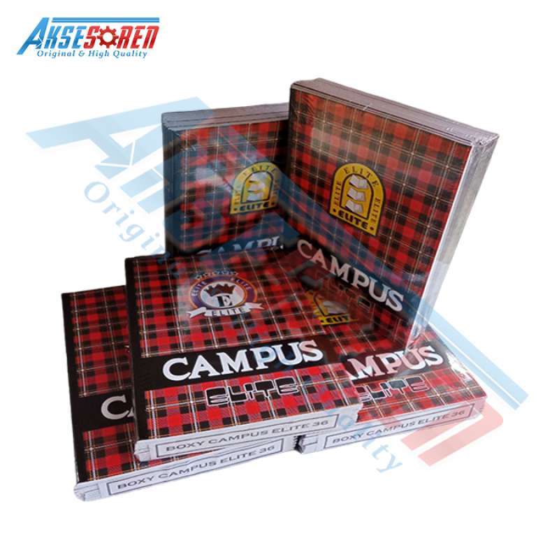 Jual Aksesoren Buku Tulis Boxy Elite Campus [36 Lembar/1 Pak/10 Buku ...