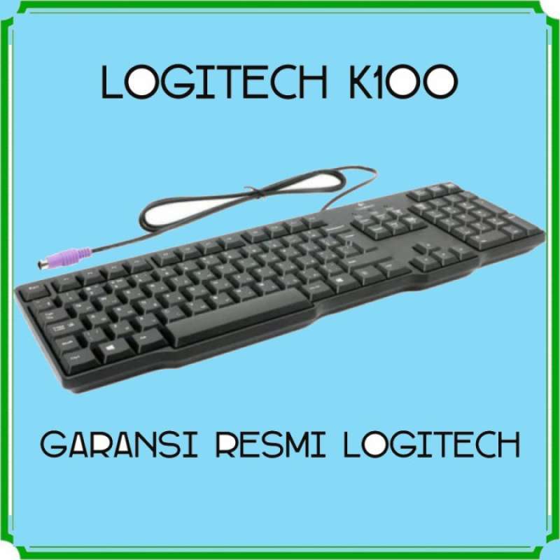 Promo 100% Produk Ori Keyboard Logitech K100 Ps2 Original Diskon 23% Di ...