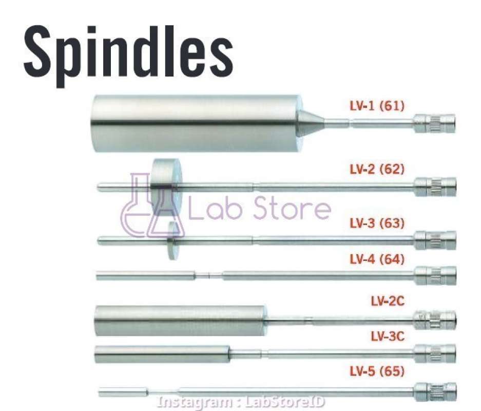 Jual Spindle Viscometer Brookfield Lvt Type Lv-5 (65) Spindel Lvt No. 5 ...