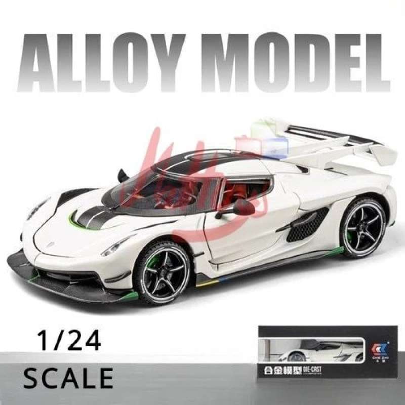 Jual Diecast Chezhi Model Koenigsegg Jesko Supercar 1:24 - Black Di ...