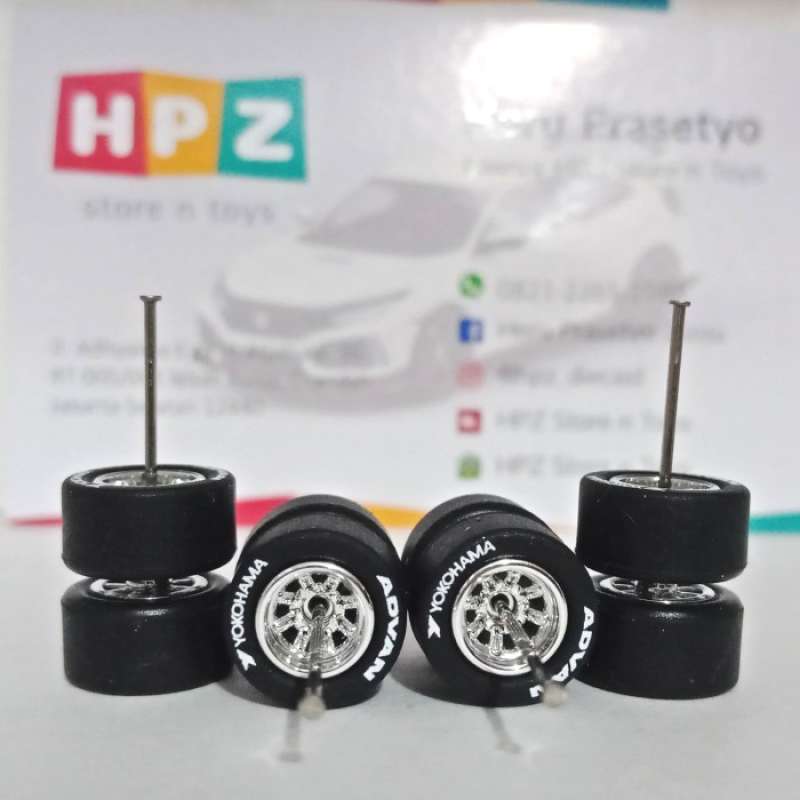 Jual Ban Karet Hotwheels Model Watanabe Chrome Tampo Yokohama Advan Di ...
