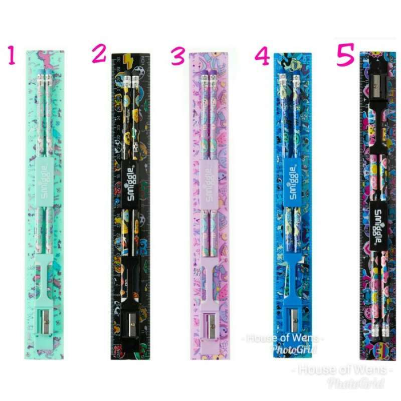 Jual Smiggle Combo Ruler - Pengaris Set Smiggle - Satu Di Seller Velvet ...