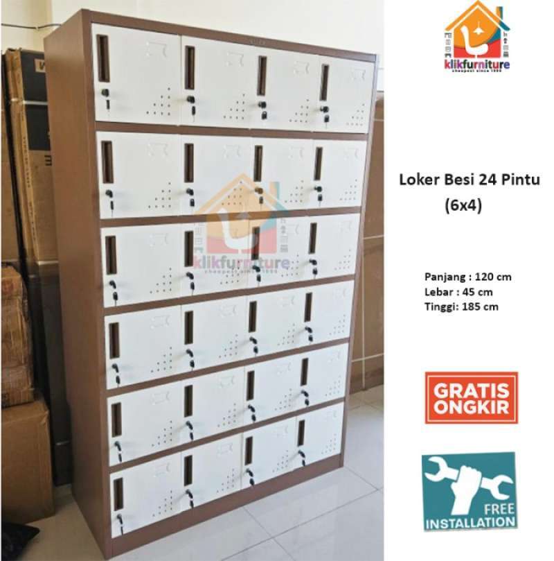 Jual Locker Besi / Loker Besi / Loker File Besi 24 Pintu Akl24 Di ...
