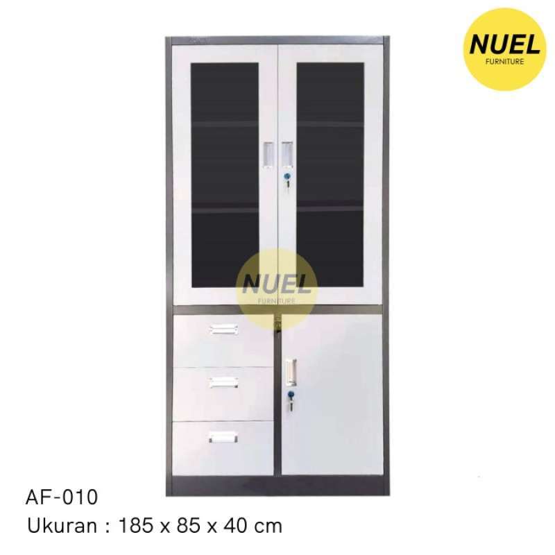 Jual Lemari File Arsip Filing Kabinet Kaca Besi Sliding Untuk Dokumen ...