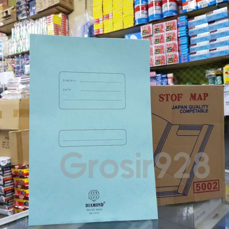 Jual Stopmap / Map Folder Folio Diamond 5002 Biru (isi 50 Lembar ...