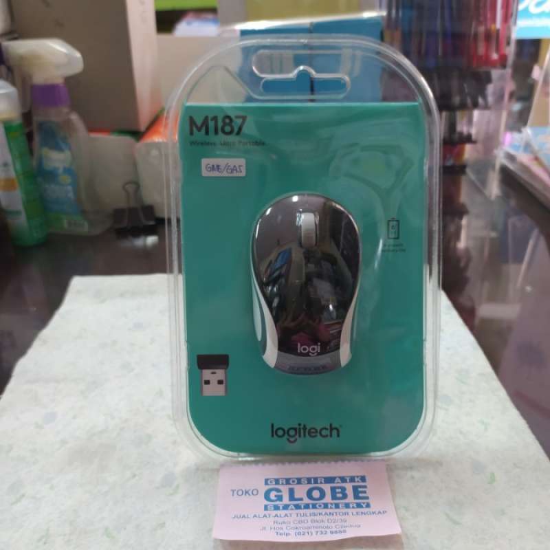 Promo 100% Produk Ori Mouse Wireless Logitech M187 Original (mouse ...