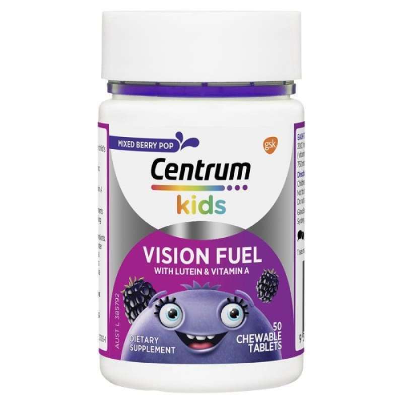 Promo Centrum Kids Vision Fuel 50 Chewable Tablets Diskon 33% Di Seller ...