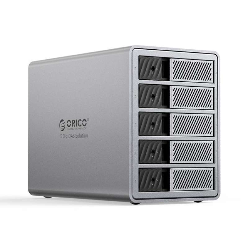 Jual Orico 5big Prothunder 40gbps Das Studio Multibay Hdd Enclosure Ssd ...