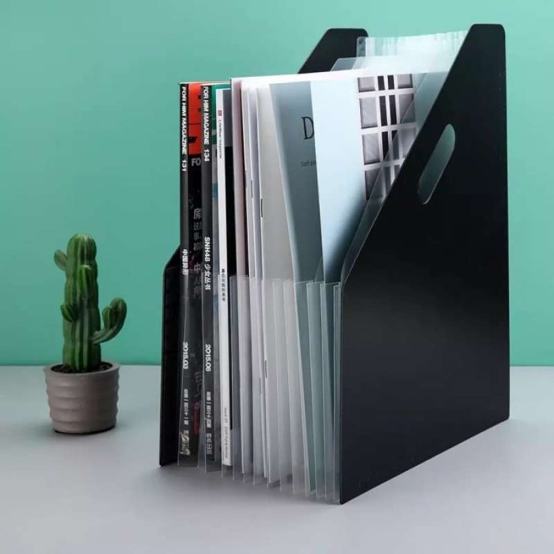 Jual Foldable File Folder Document Organizer A4 Tempat Penyimpanan Rak ...