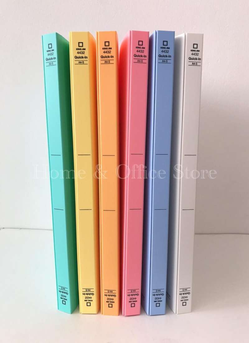 Jual Map Flat File King Jim A4 4432 Quick-in / Map File Kertas A4 - Orange Di Seller Kingyo ...