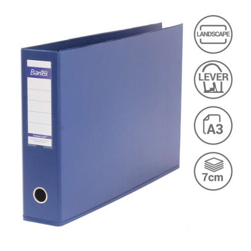 Jual Bantex Ordner Binder File Lever Arch 2 Ring A3 70mm #1468 Bantex ...
