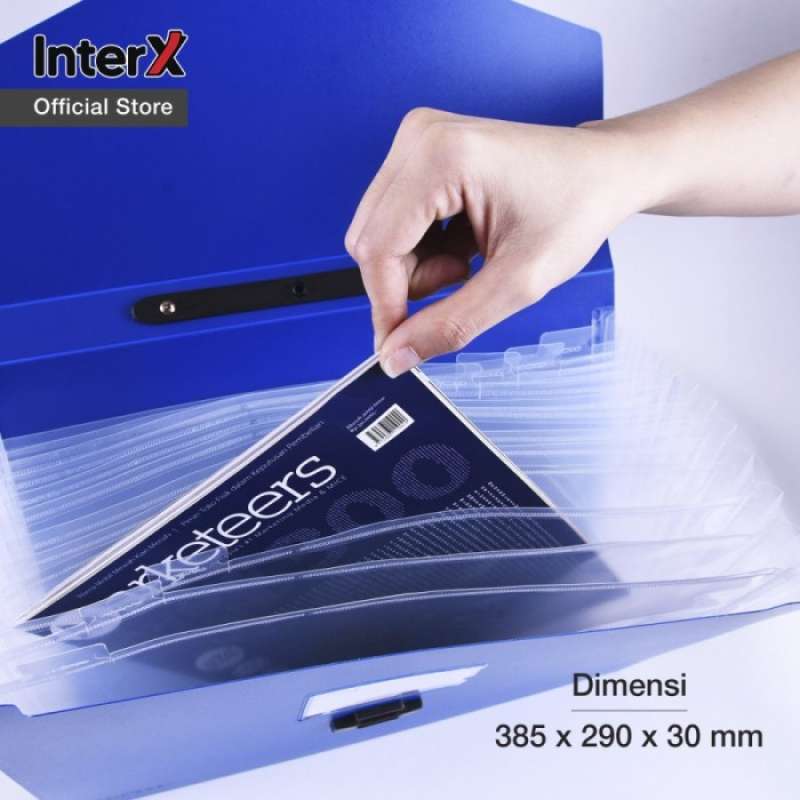 Jual Interx Expanding File With Handle / Map Plastik Tenteng Folio - 01 ...