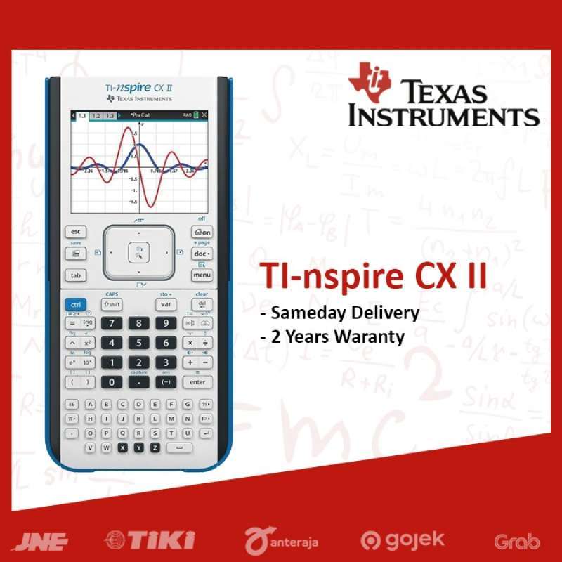 Jual Texas Instruments Ti-nspire Cx Ii Graphing Calculator Di Seller ...
