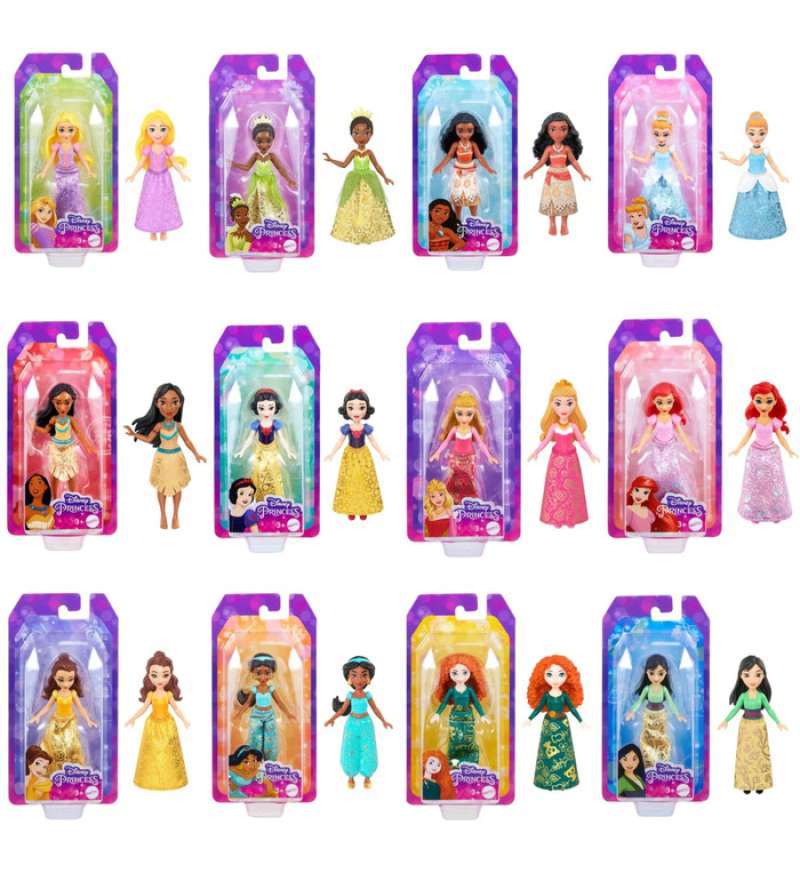 Jual Disney Princess Small Doll Mattel Original Murah Lengkap Hlw69 ...