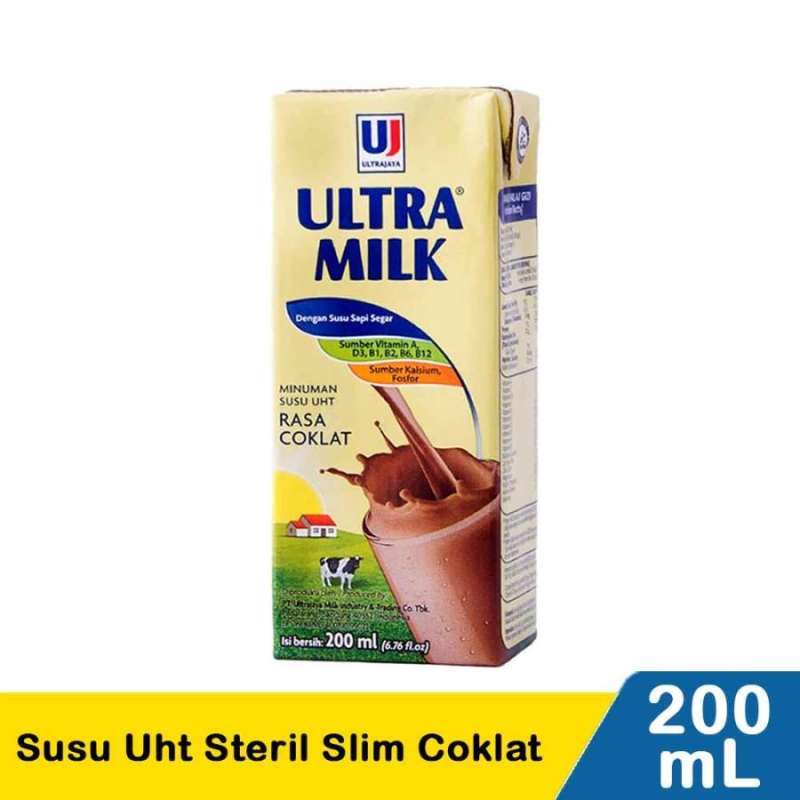 Jual Susu Ultra Milk Uht Kotak 200ml Dus Isi 24pcs - 200ml - Full Cream ...