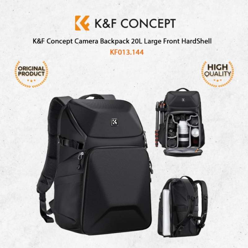 Jual K&f Concept Camera Backpack 20l Large Front Hardshell Blue Kf13.144v2 Di Seller Have-id ...