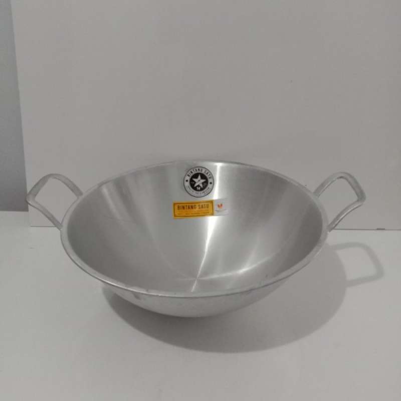 Promo Wok Pan Diameter 22 Wajan Cekung Tradisional Murah Tebal ...