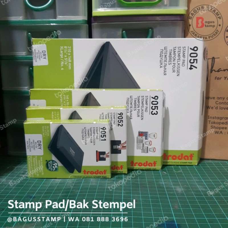 Jual Bak Stempel Ukuran Besar Jumbo / Stamp Pad Trodat 9053 Di Seller ...