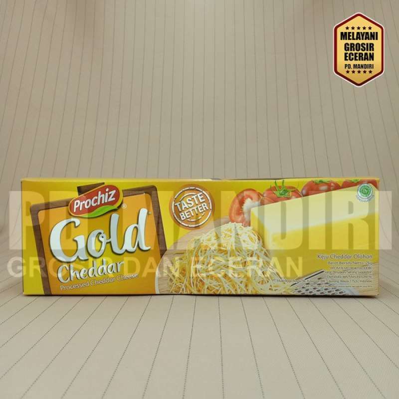 Promo Keju Prochiz Gold Cheddar 2kg Block Processed Cheddar Cheese ...