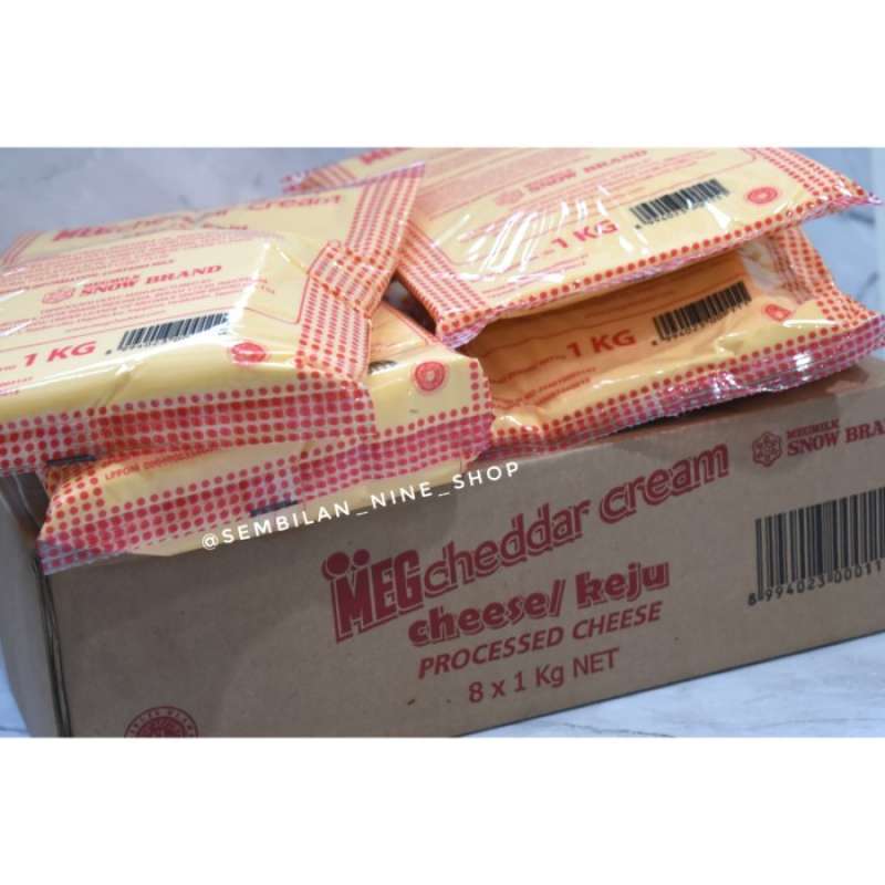 Promo Meg Cheddar Cream Cheese 1 Kg Krim Keju Diskon 23% Di Seller ...