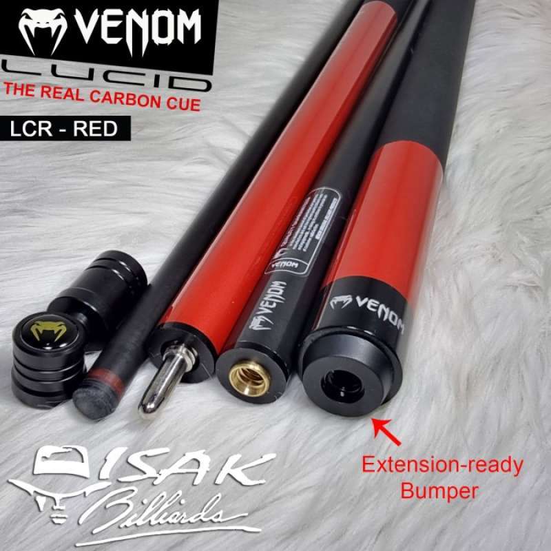 Jual Venom Lucid Carbon Lcr Red Cue Uniloc Low Deflection Stick ...