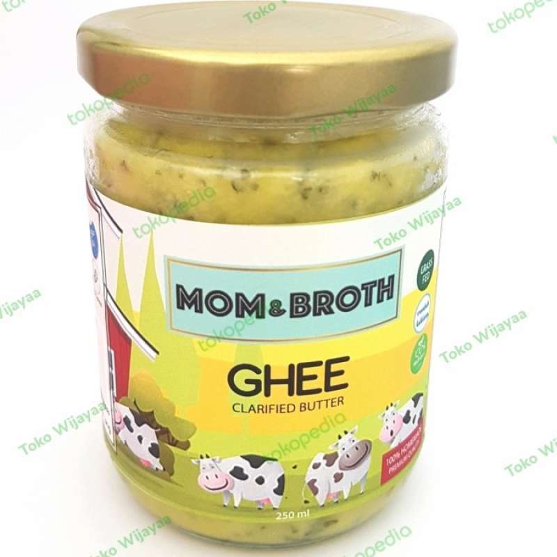 Promo Garlic Ghee Butter Mom & Broth 250ml / Organic Grass Fed Ghee ...