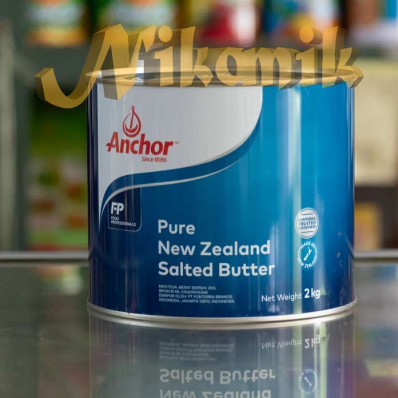 Promo Anchor Pure New Zealand Salted Butter 2kg Diskon 23% Di Seller ...