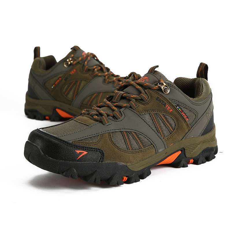 Promo Wolf Sepatu Gunung / Hiking / Outdoor Snta 436 Green/orange (seri ...