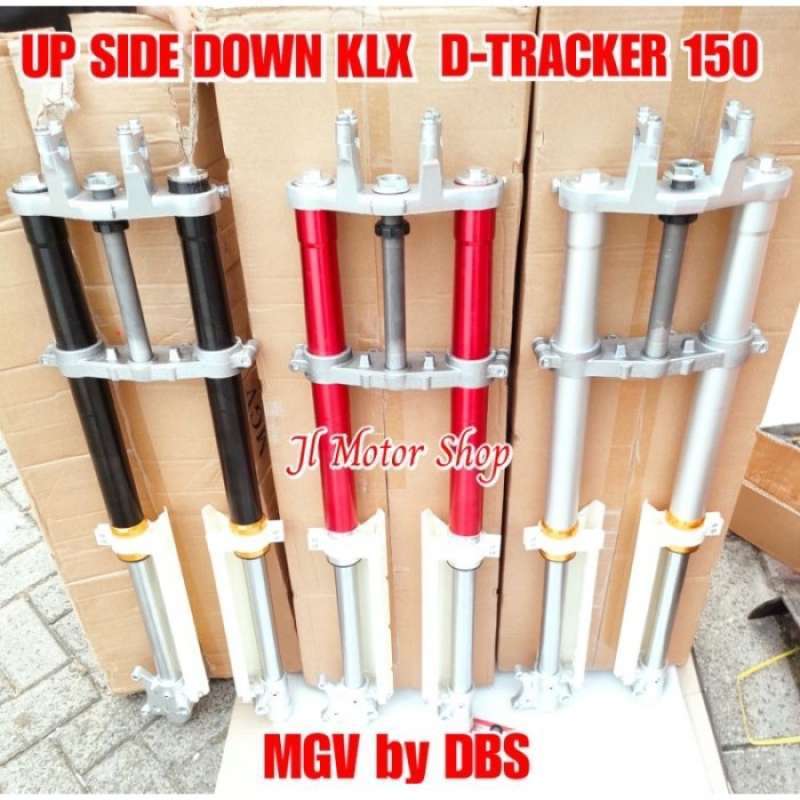 Promo Usd Mgv Upside Down Mgv Klx 150 Klx Yz1001 Motor Cross D-tracker D - Silver Multicolor ...